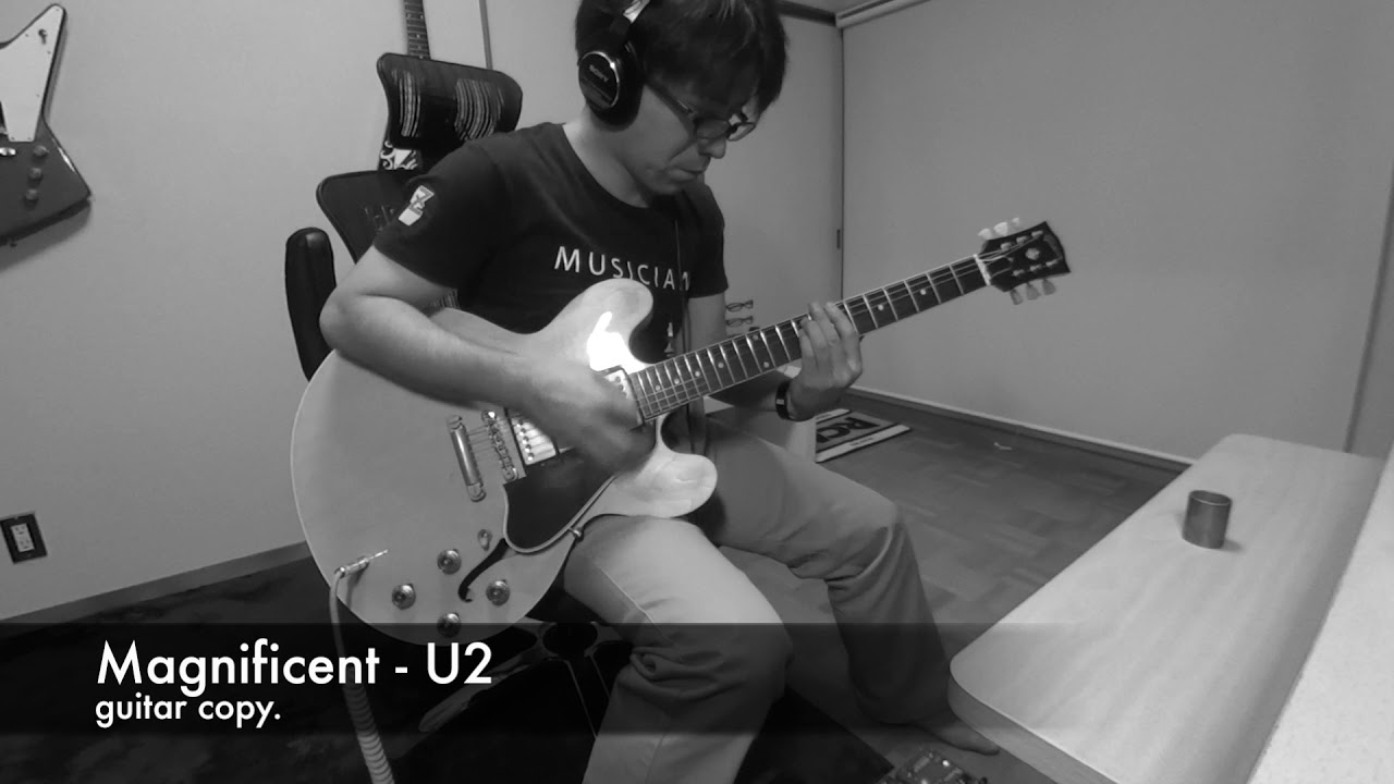 Magnificent - U2 guitar copy - YouTube