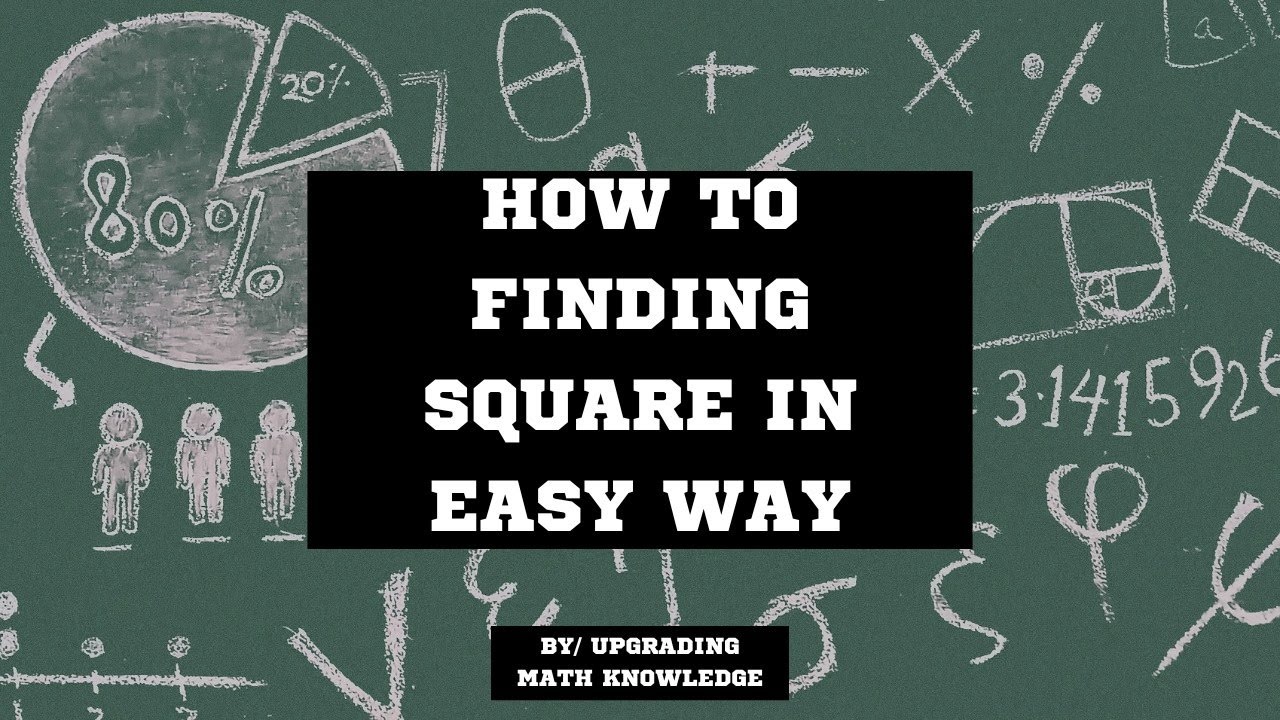 Finding Square | Square kaise nikalen | - YouTube