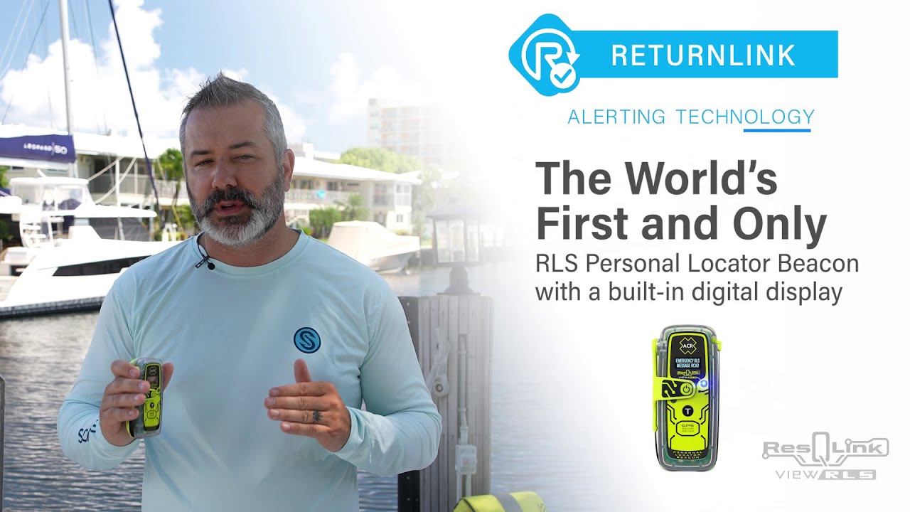 ResQLink View RLS Personal Locator Beacon with Return Link Service ...