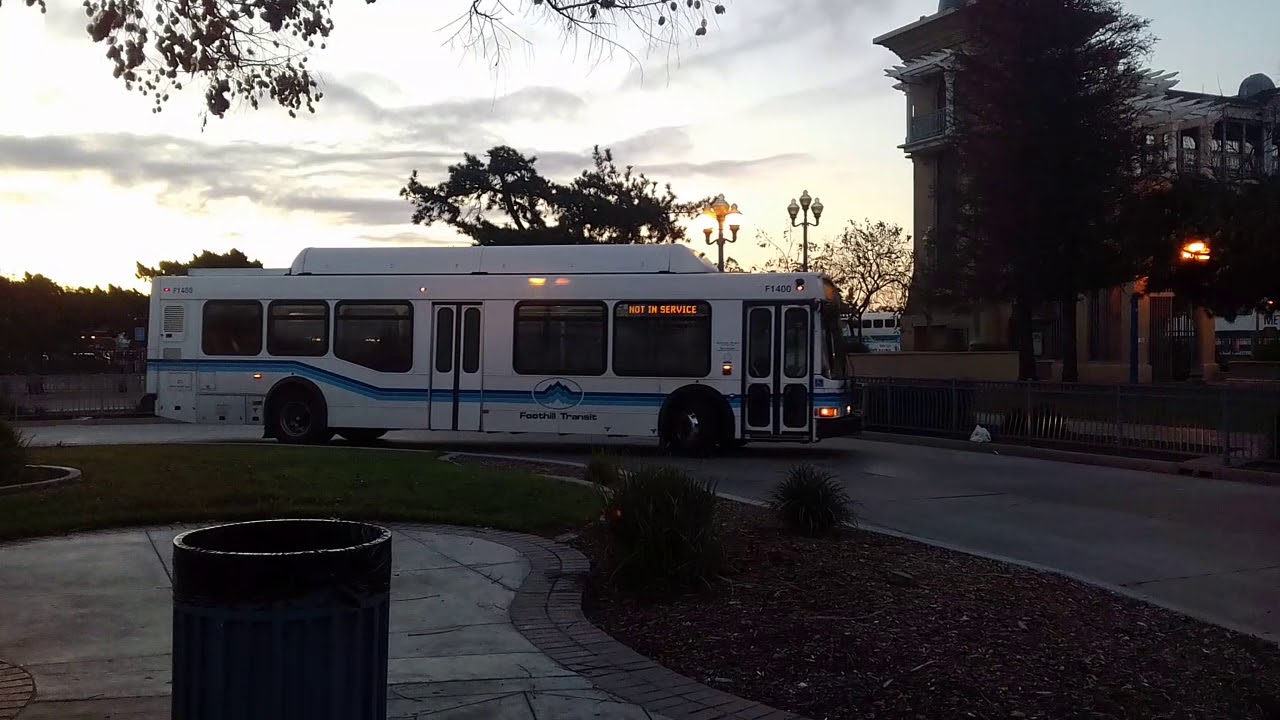 Foothill Transit 2004 NABI 40-LFW CNG #F1400 - YouTube