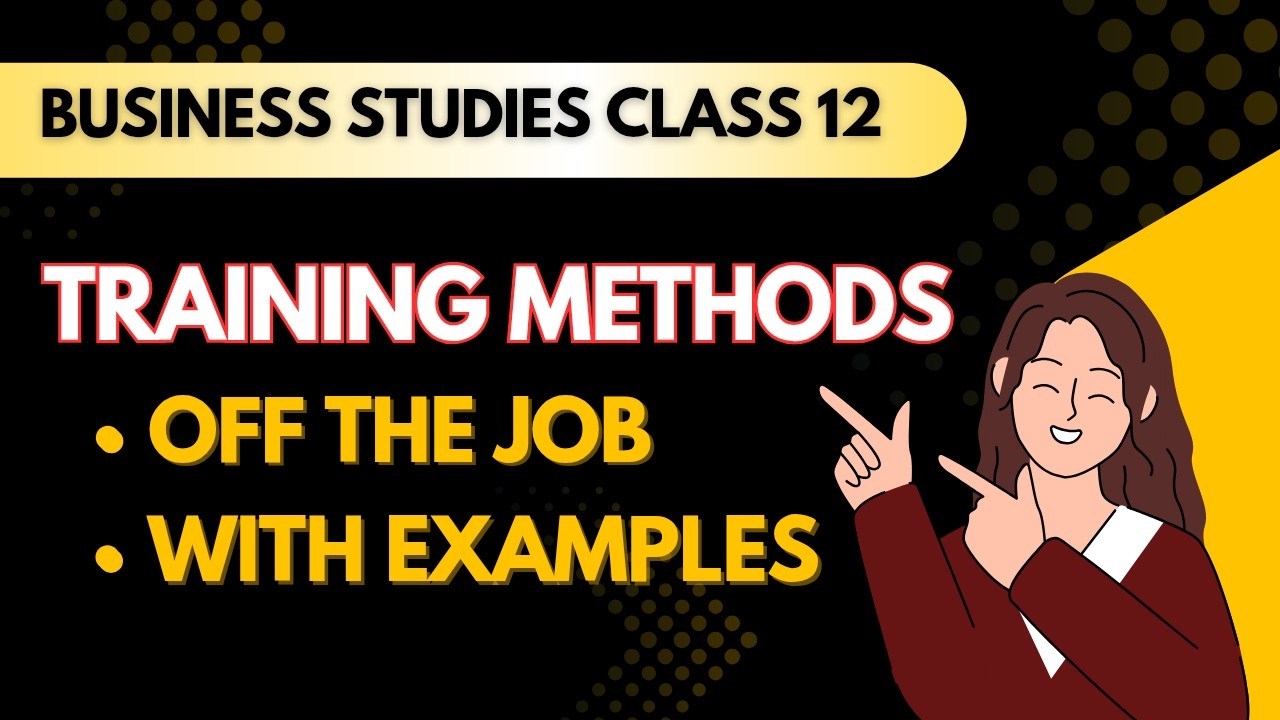Off the Job Training Methods | Class 12 Business Studies | Types ...