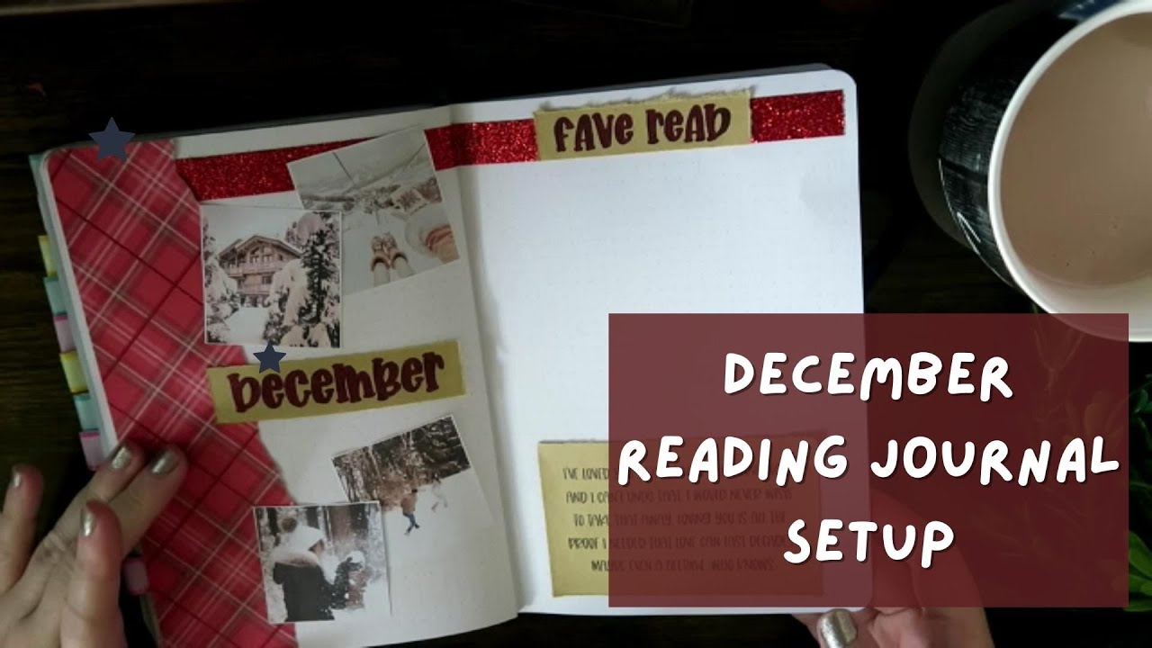 December Reading Journal Setup || Bullet Journal - YouTube