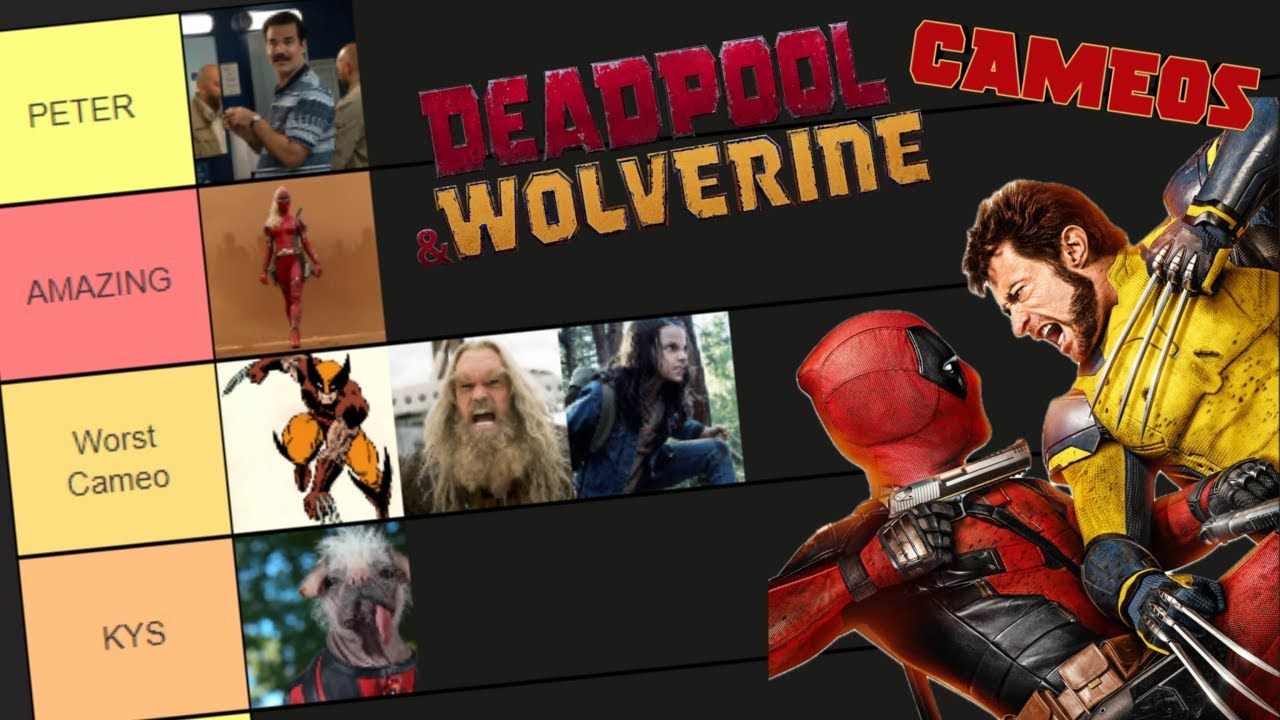 Ranking Deadpool & Wolverine Cameos (SPOILER WARNING) | Tier List ...