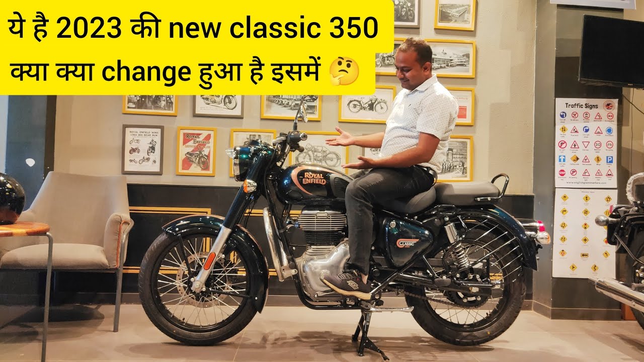 2023 New Royal Enfield Classic 350 Bs7 | Halcyon green full detail ...