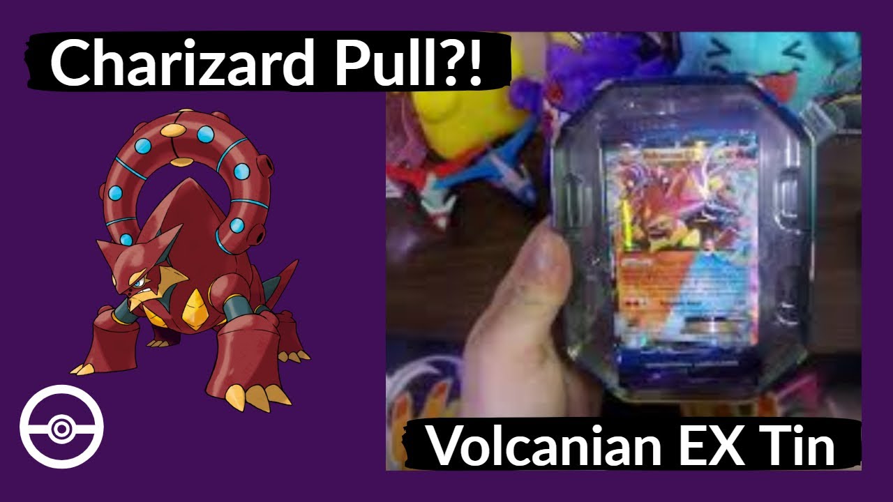IS THAT A CHARIZARD?! Unboxing The Pokemon Volcanion EX Tin! - YouTube