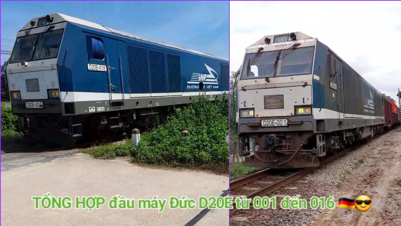 [365] Tổng hợp đầu máy Đức D20E (FULL từ 001 đến 016) 🇩🇪😎 - YouTube