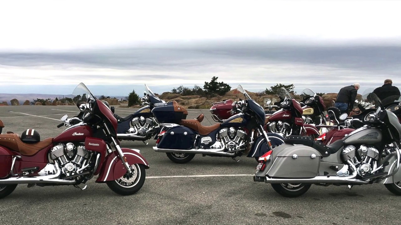 Indian Motorcycle Riders Group of OKC Mt Scott Ride FR - YouTube