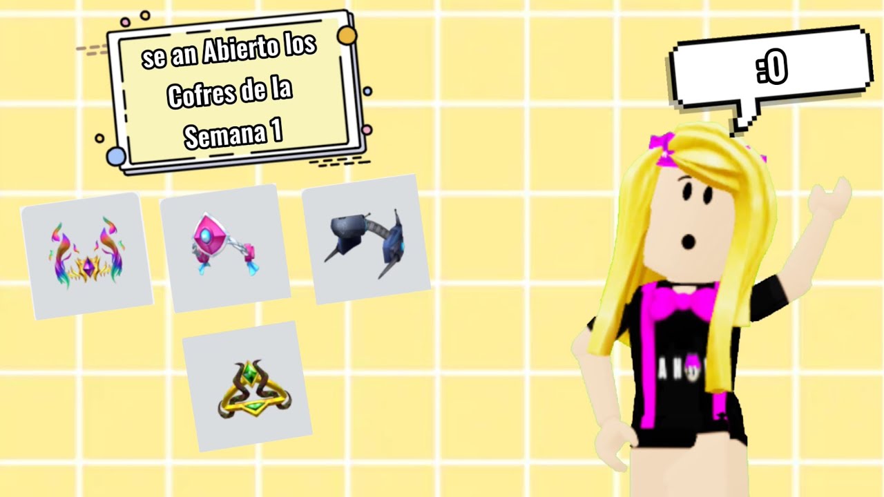 Se han Abierto los cofres de la semana 1 :0 | Roblox | Sara Roblox ...