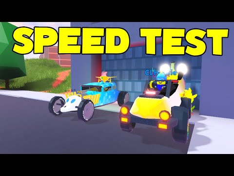 JAILBREAK BANANA CAR SPEED TEST - YouTube