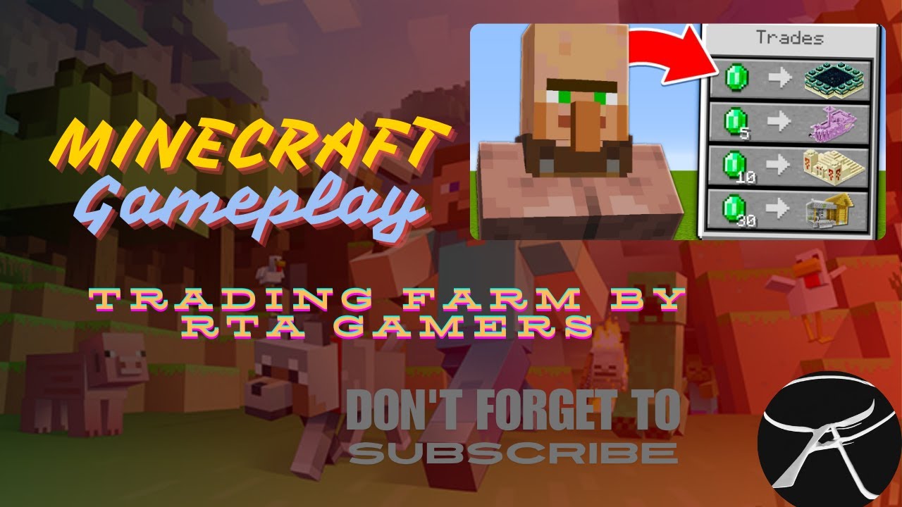 Trader Farm making in Minecraft By RTA gamers - YouTube