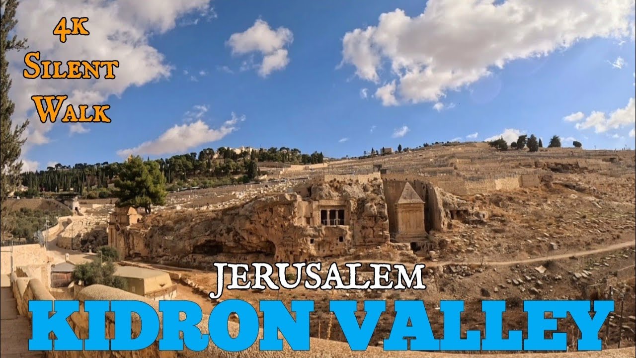Ancient Tombs in the Kidron Valley. Jerusalem Israel the Holyland ...