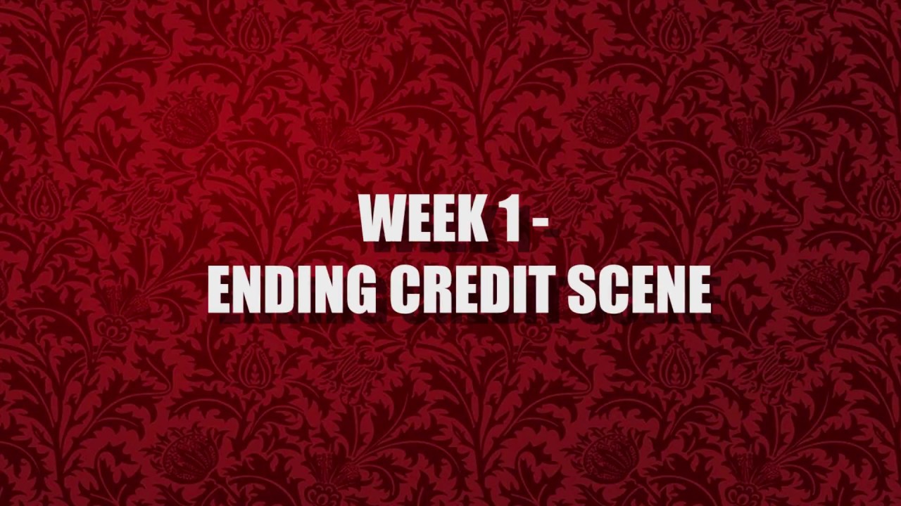 WEEK 1 - MOTION GRAPHIC OF AN ENDING CREDIT SCENE (MULTIMEDIA ...