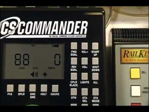 MTH DCS Commander Part 2 - YouTube