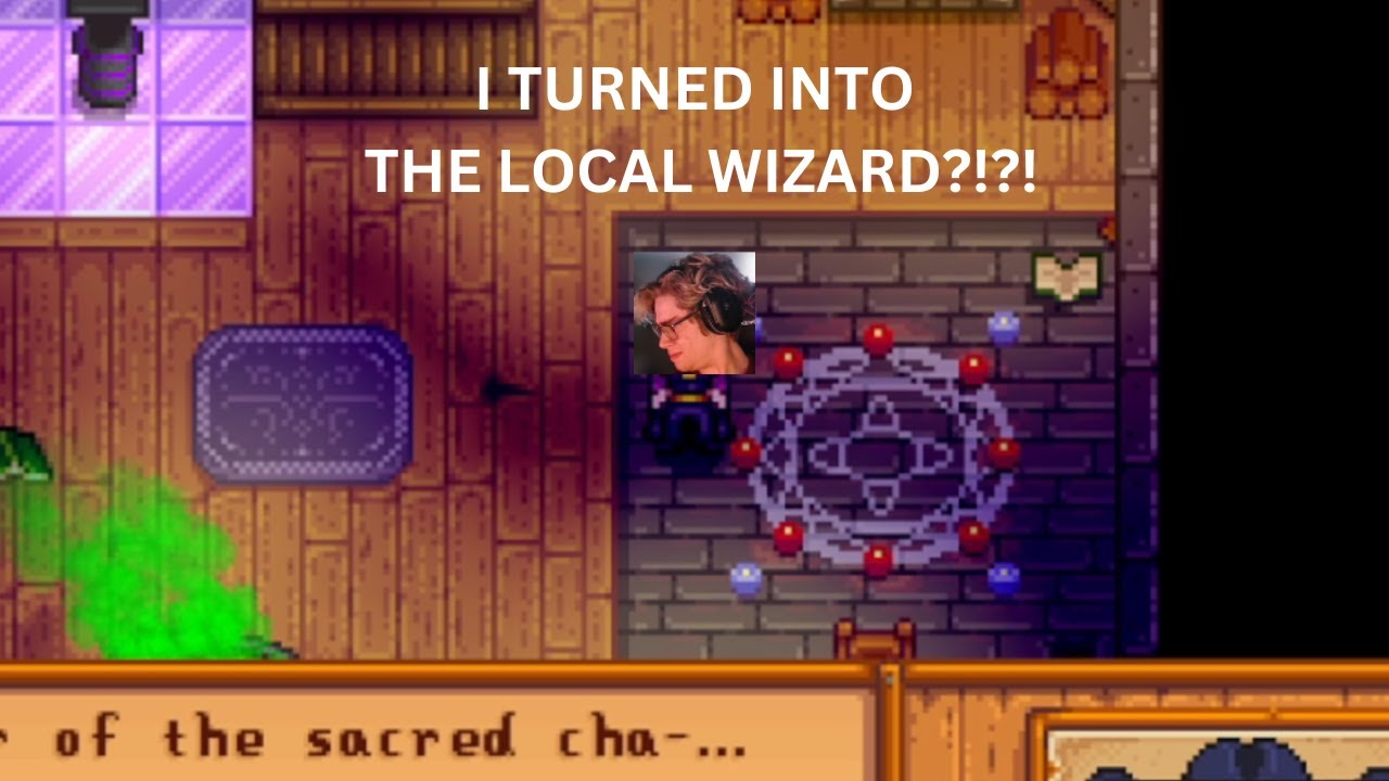 I TURNED INTO THE LOCAL WIZARD?!? Stardew Valley [2] - YouTube