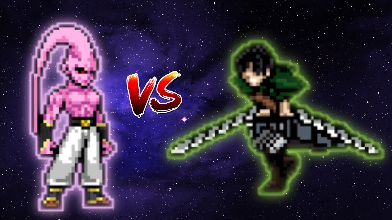 Super Buu VS Levi Ackerman in Jump Force Mugen - YouTube