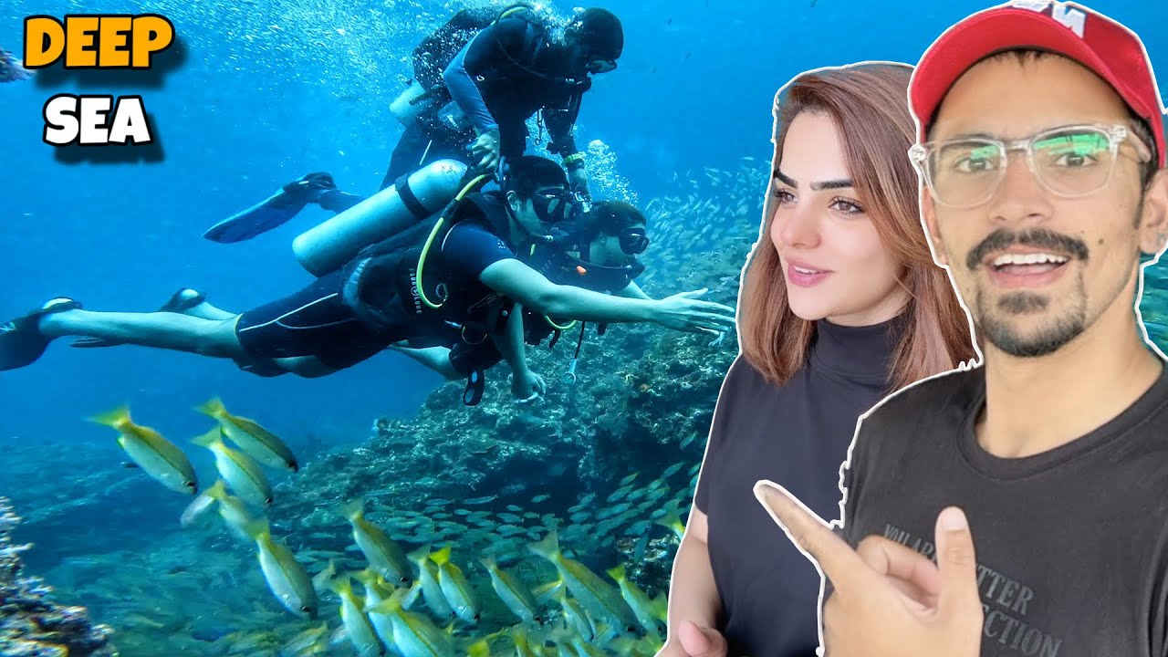 OUR FIRST SCUBA DIVE EXPERIENCE 😍 - YouTube
