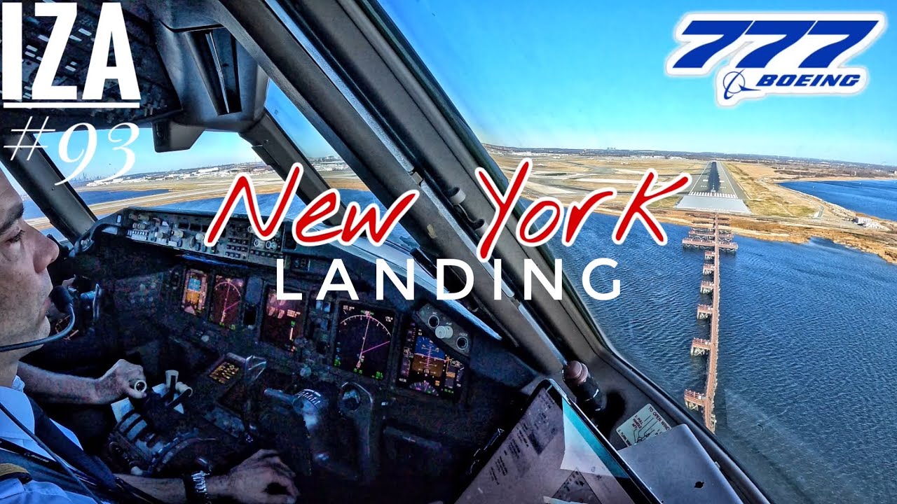 [LAST ONE] B777 JFK 🇺🇸 New York | LANDING 04R | 4K Cockpit View | ATC ...