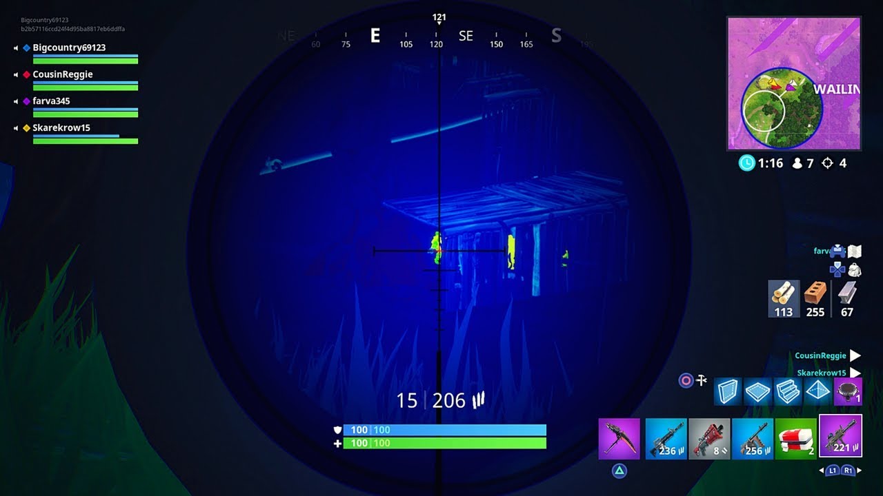 FORTNITE THERMAL SCOPE DOING WORK - YouTube