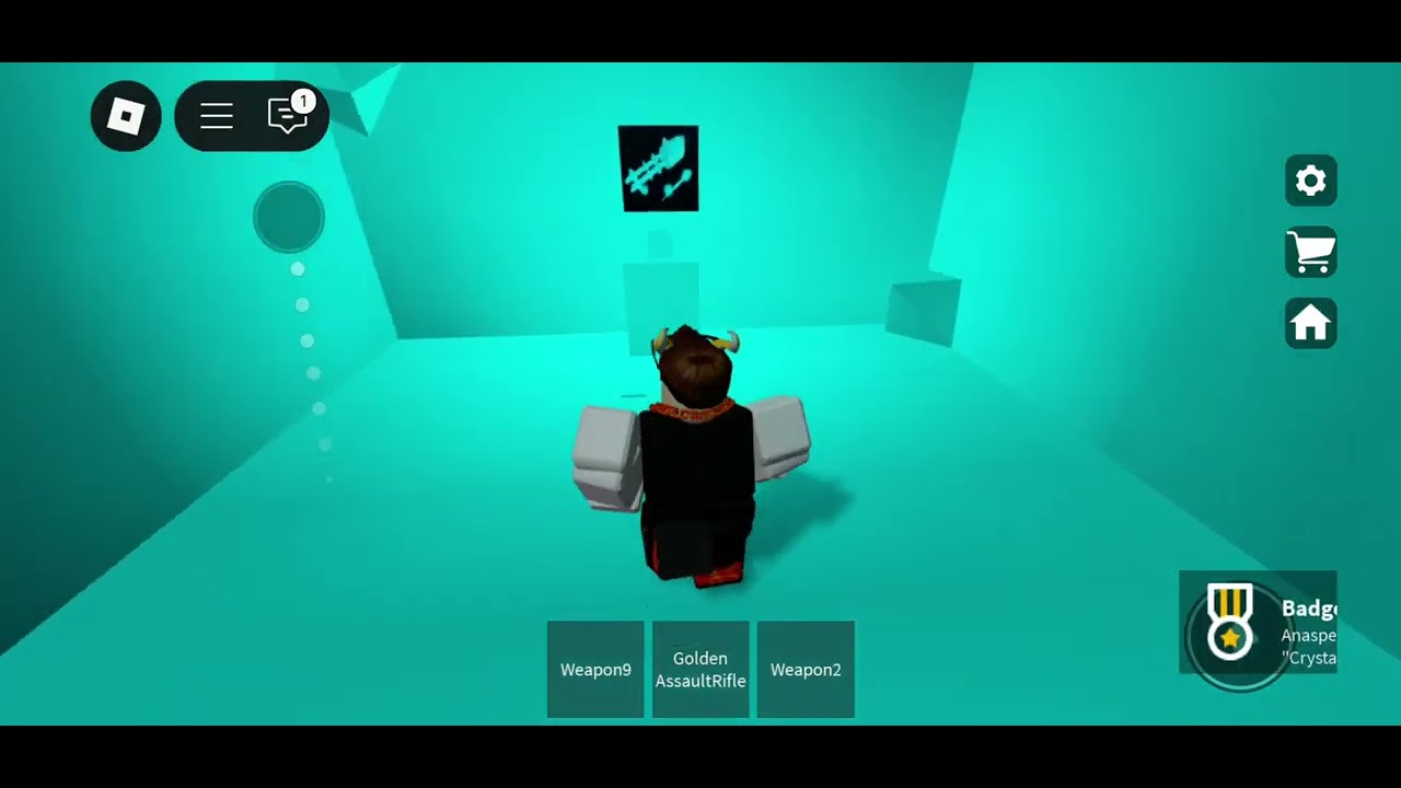 Roblox SCP Games and SCP Monsters Badge Golden Gun Diamond Gun Crystal ...