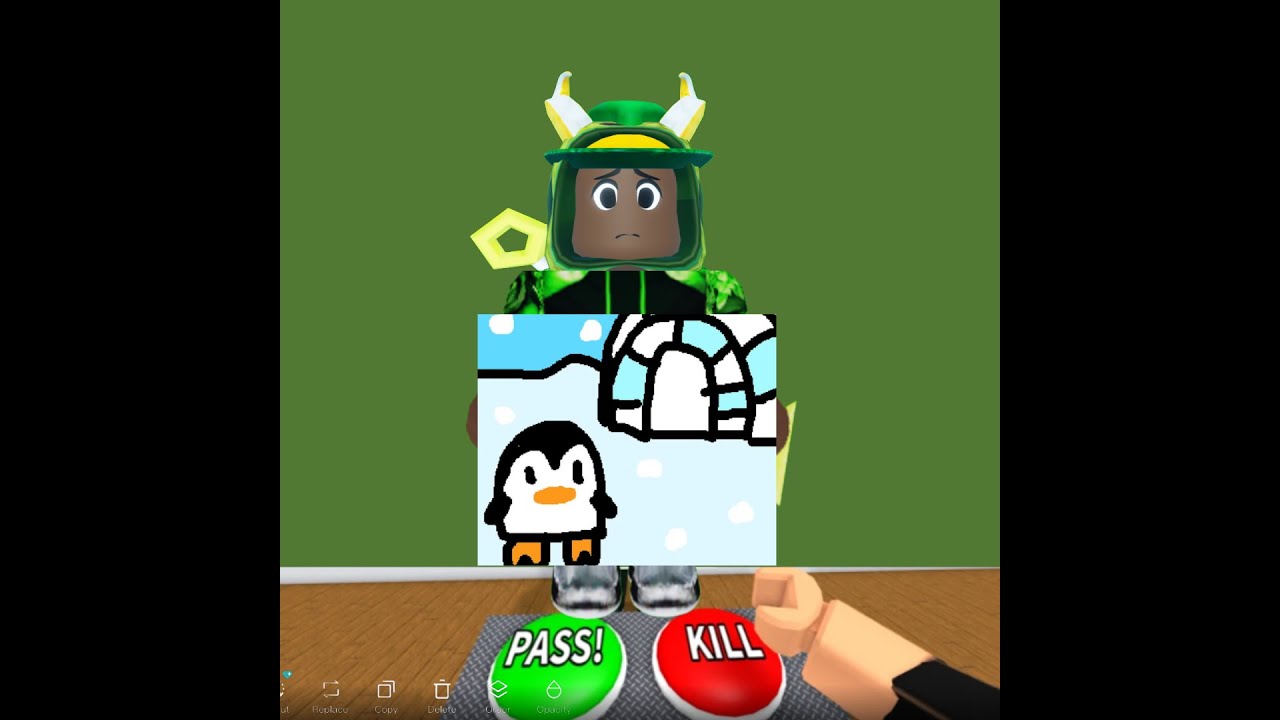 today in his video I play draw or Oof in Roblox. - YouTube