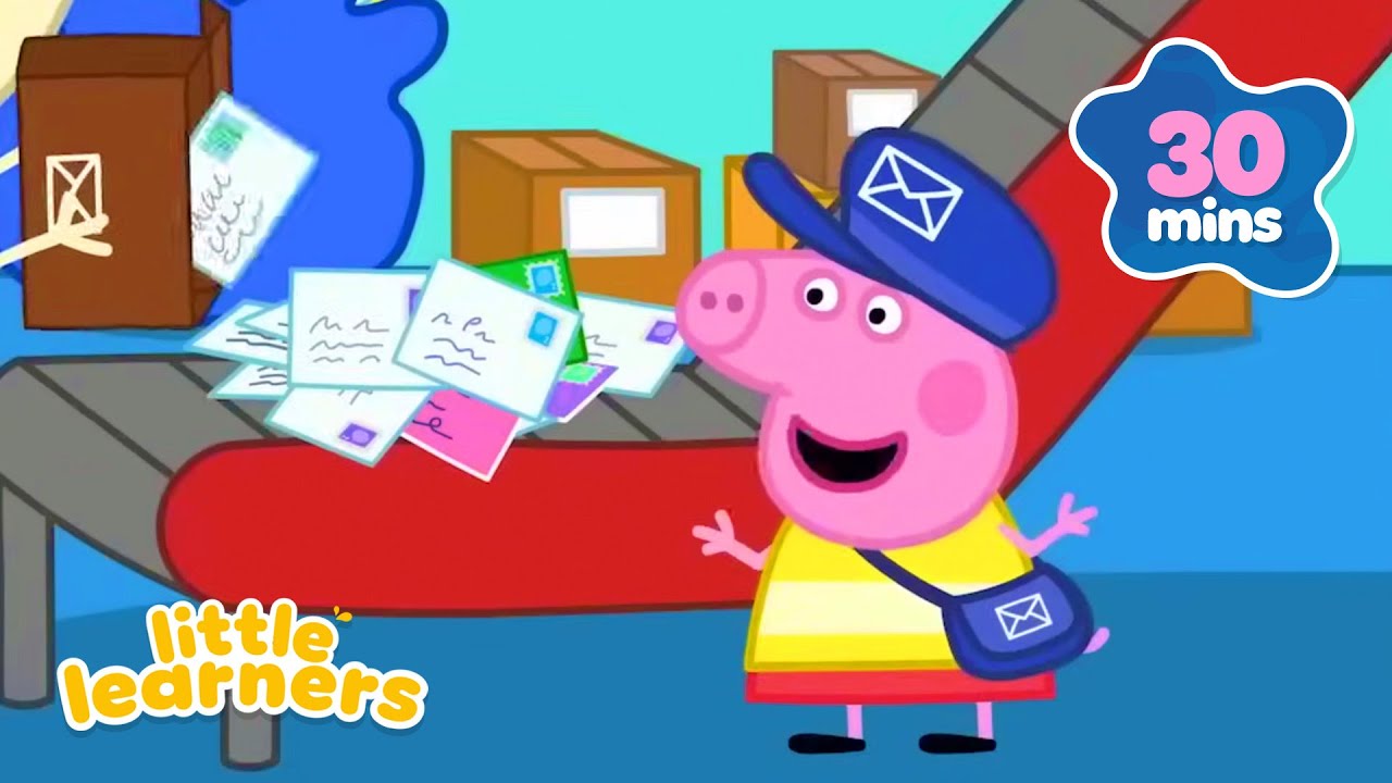 Peppa Pig Learns About Mail At The Post Office Factory 📮 | 30 MINUTES ...