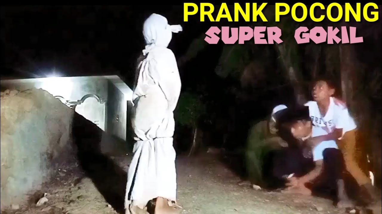 PRANK POCONG SUPER GOKIL LUCU BIKIN NGAKAK - YouTube