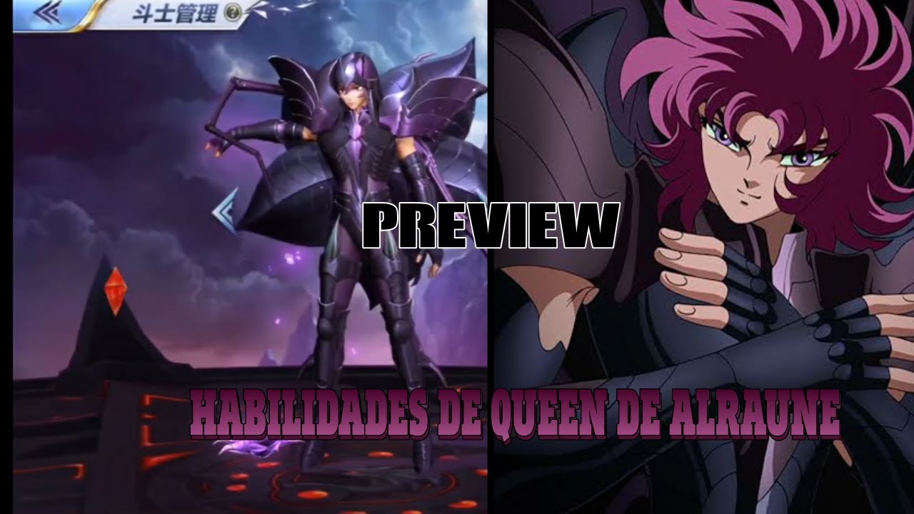 Queen de Alraune Habilidades Preview (Saint Seiya Awakening KOTZ) - YouTube