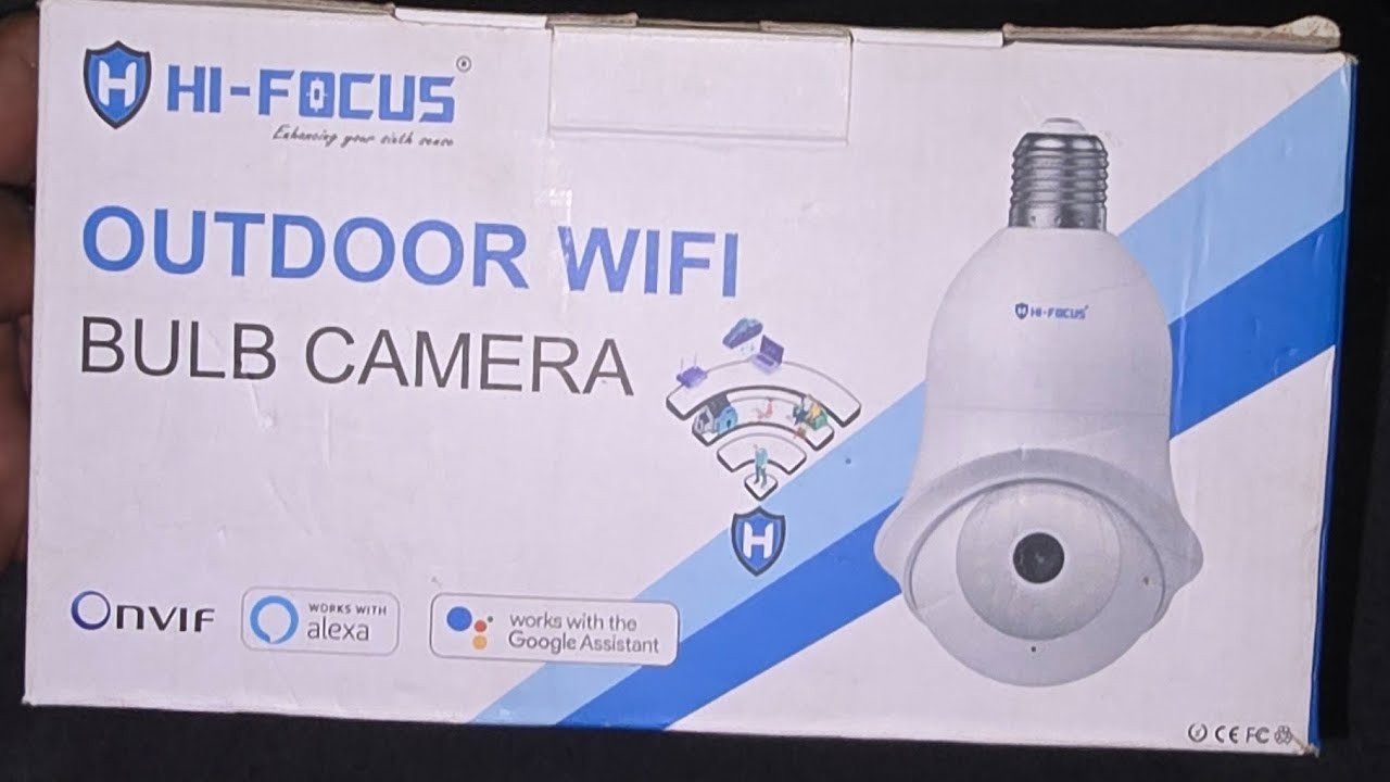 HIFOCUS WIFI BULB CAMERA 4MP SMART BULLET PT COLOUR UV IN OFFER RS-3870 ...
