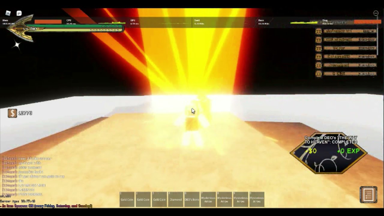 [YBA] The World Over Heaven Retro/Light Bringer skin Attempt #1 - YouTube