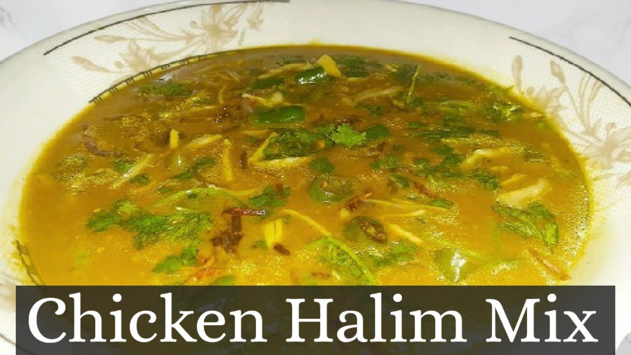 বাসায় রেডিমিক্স হালিম রান্নার সহজ রেসিপি || Chicken halim mix recipe ...