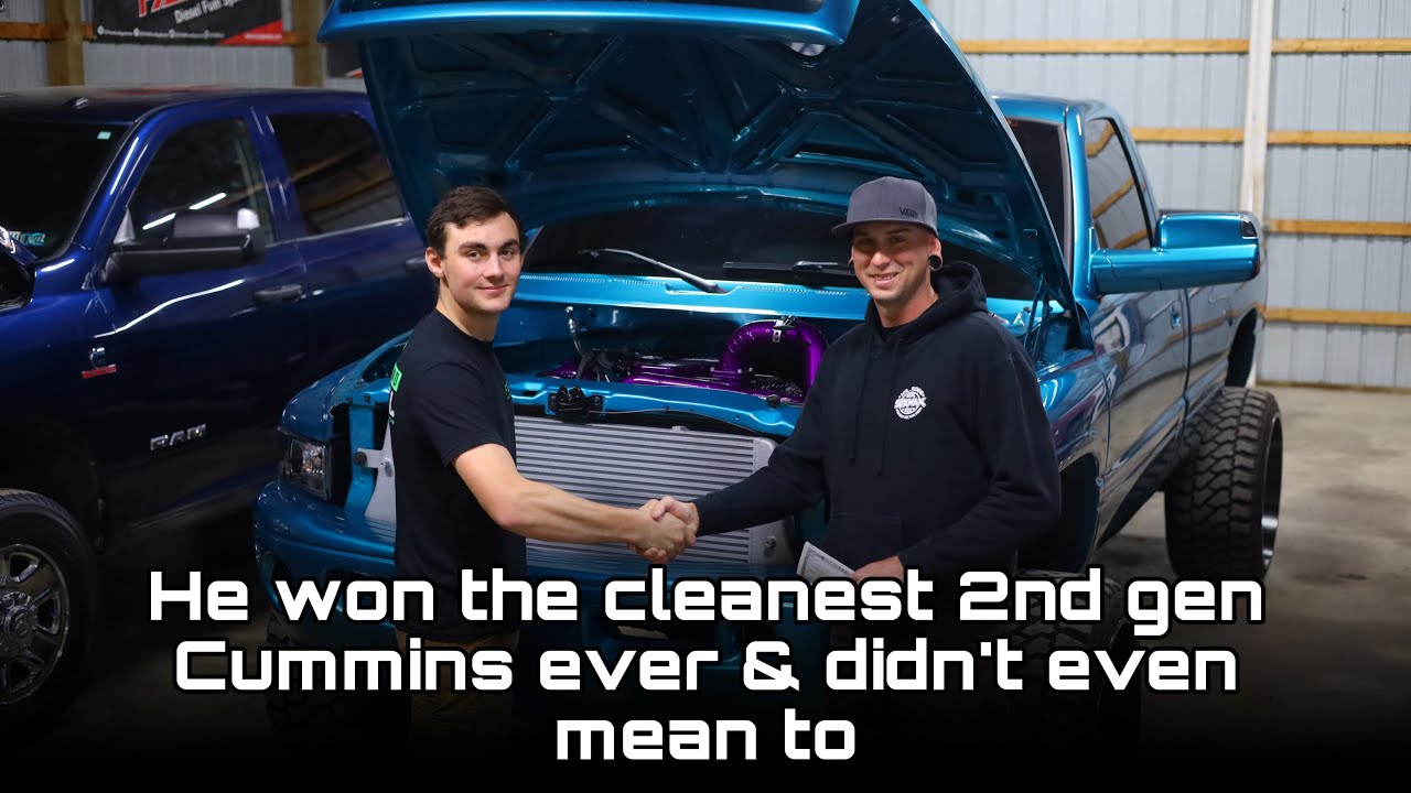 We Just Gave Away The Cleanest 2nd Gen Cummins Ever! | FSD3 Winner ...