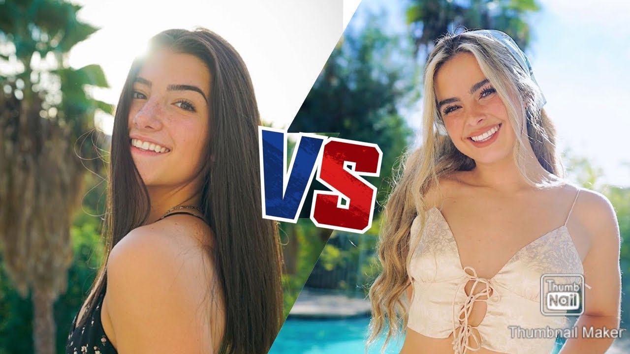 TikTok Dance Battle Addison Rae Vs Charli D'amelio - YouTube