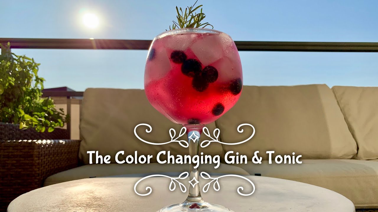 Let's make a Color Changing Gin & Tonic - YouTube