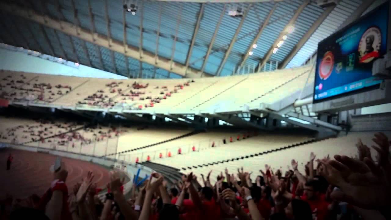 Xanthi fans OAKA τελικος κυπελλου 2015 - YouTube