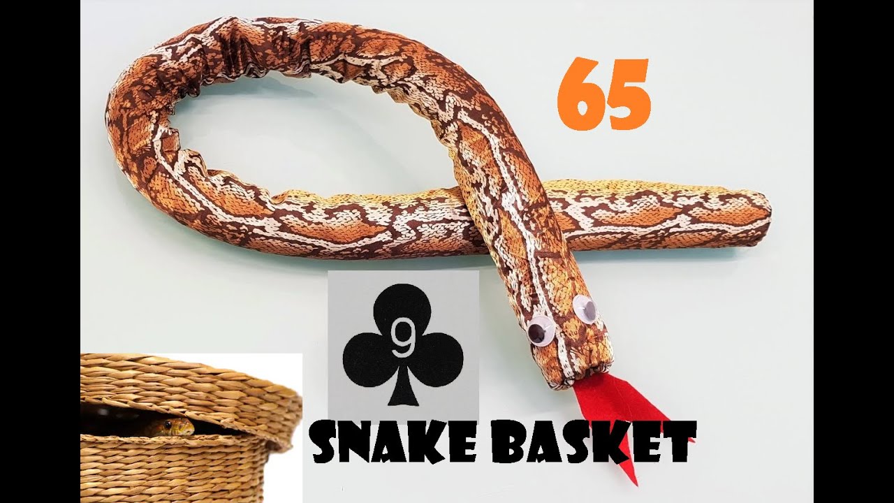 DIY Snake Basket from Goodwill - It's Children Magic Tricks ! - YouTube