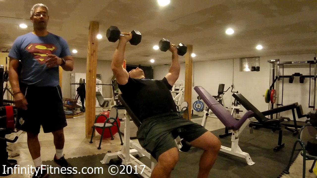 Rhomboid Activated Chest Press - YouTube