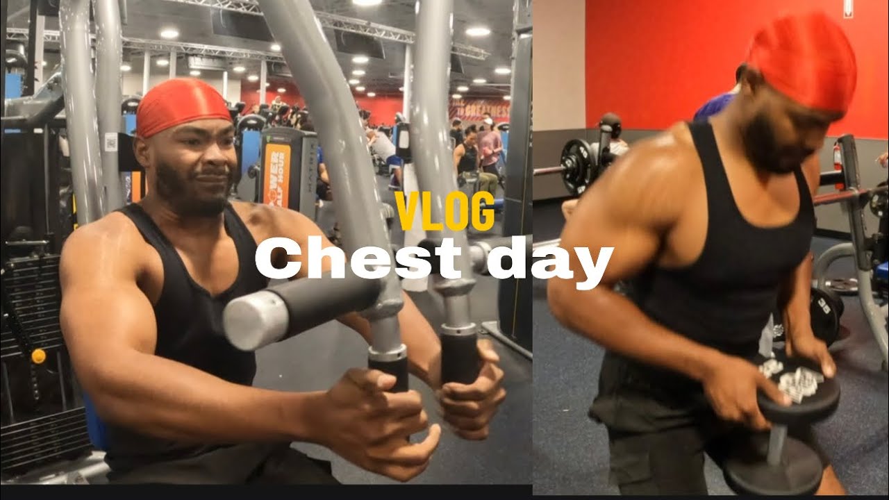 Crunch fitness va beach chest day - YouTube
