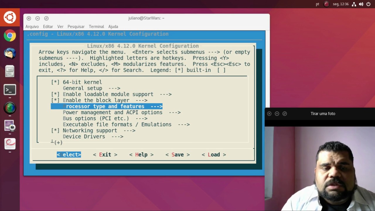 Compilando o Kernel Linux 4.12 - YouTube