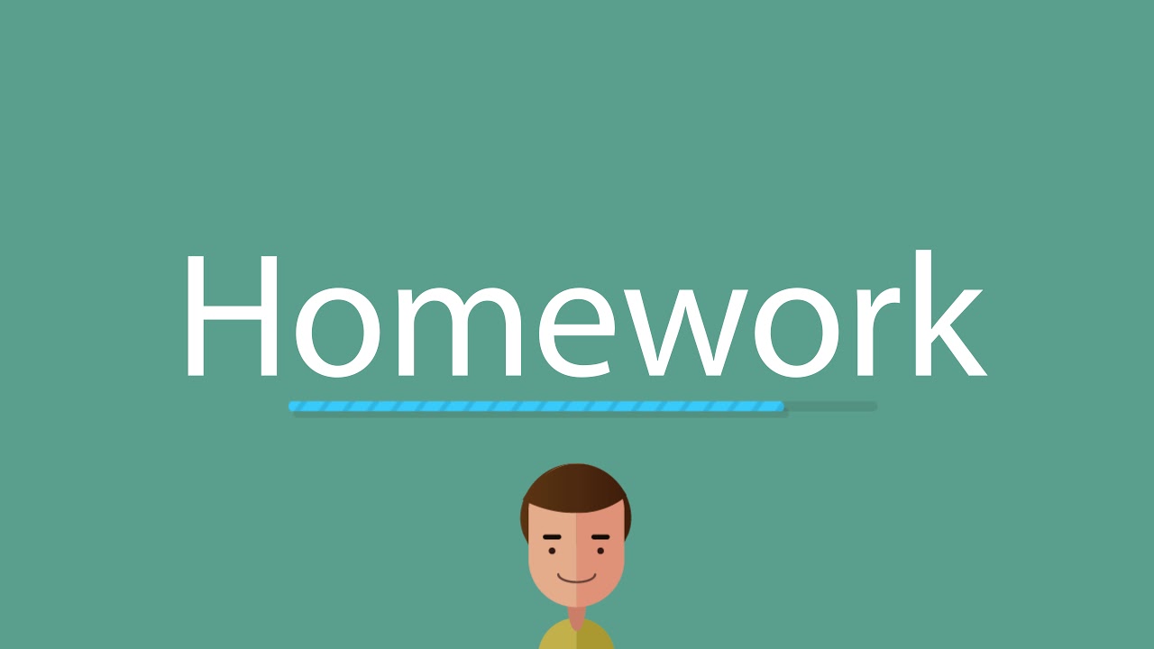 How to say Homework - YouTube