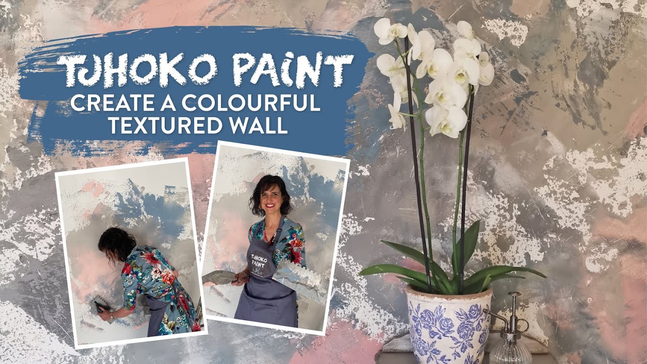 Textured Stencil of Paris & Tjhoko Paint Focal Wall - YouTube