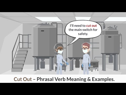 "Cut Out" Phrasal Verb Meaning and Examples || Common English Phrasal ...