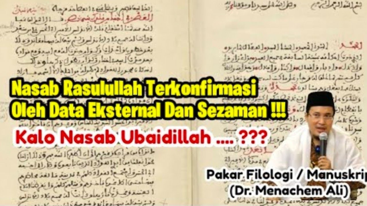 Nasab Nabi Muhammad Didukung Data Eksternal & Sezaman !! Kalo Nasab ...