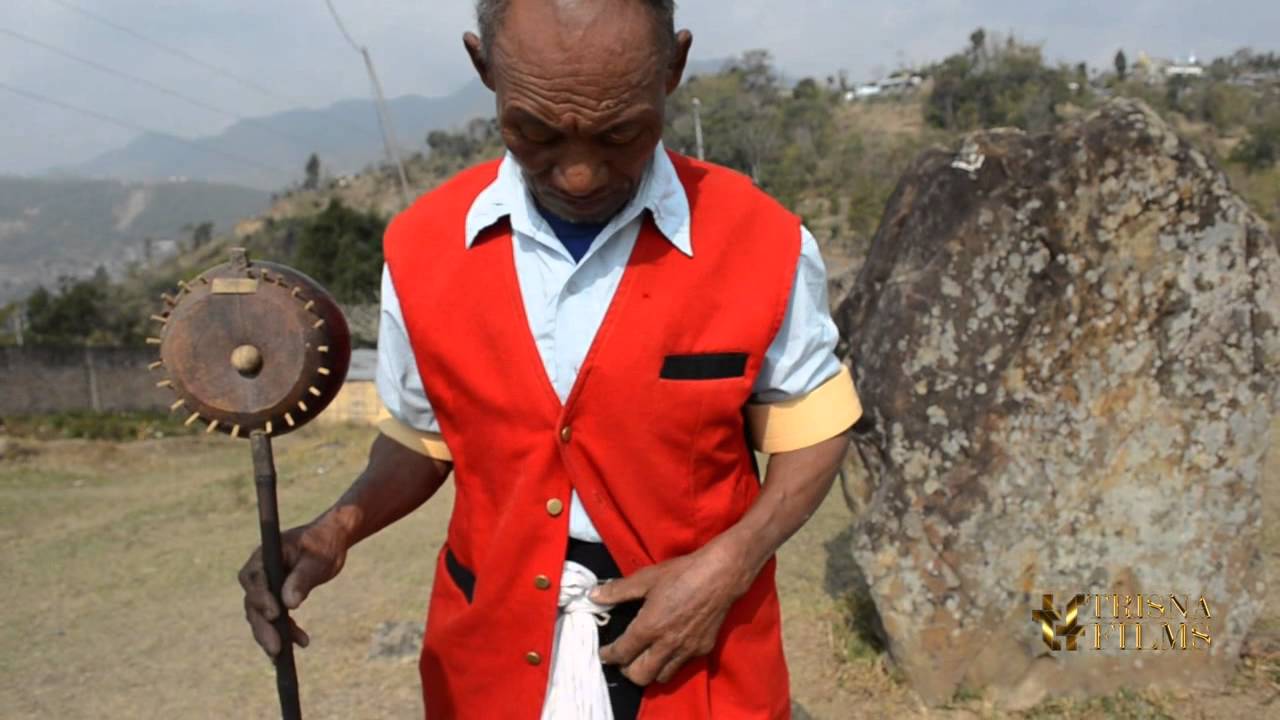 Mao tribe men traditional dress in North East India. - YouTube