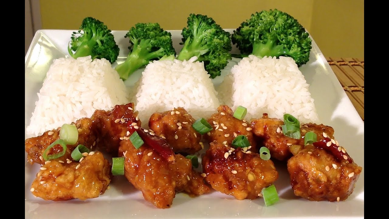How To Make Orange Chicken-Chinese Food Recipes - YouTube