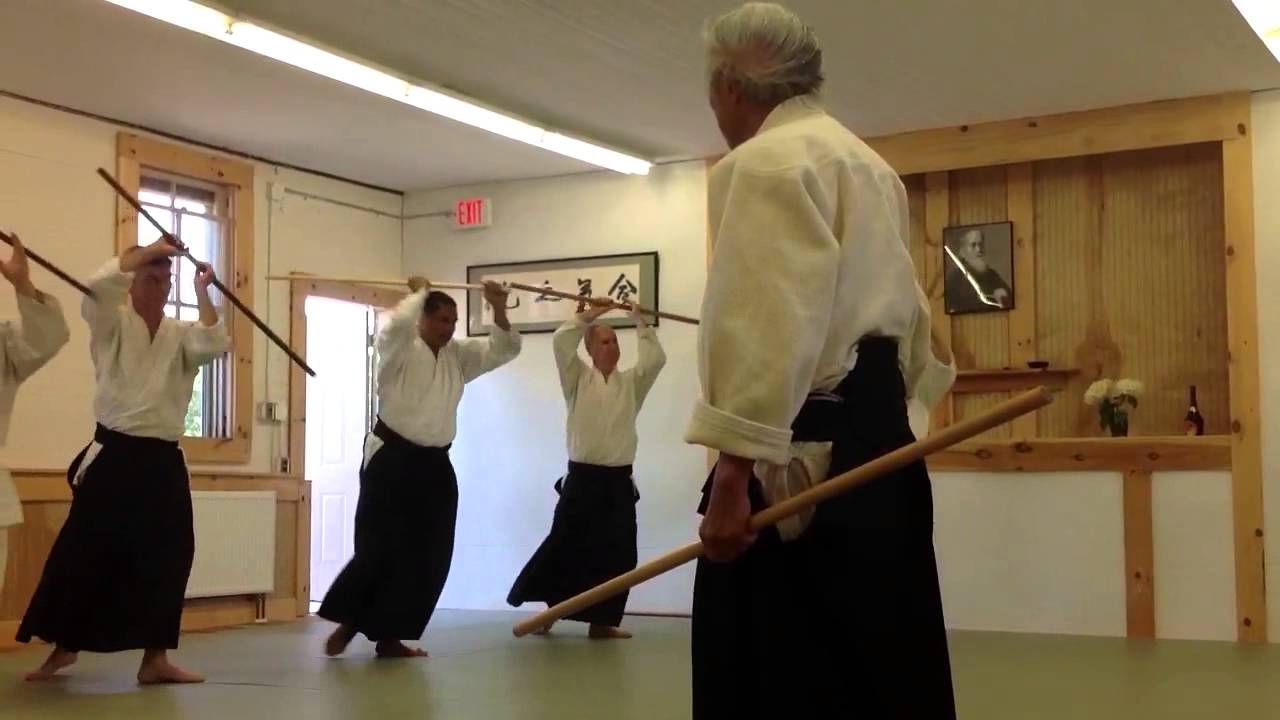 Aikido Jo Kata w/ Hagihara Shihan - YouTube