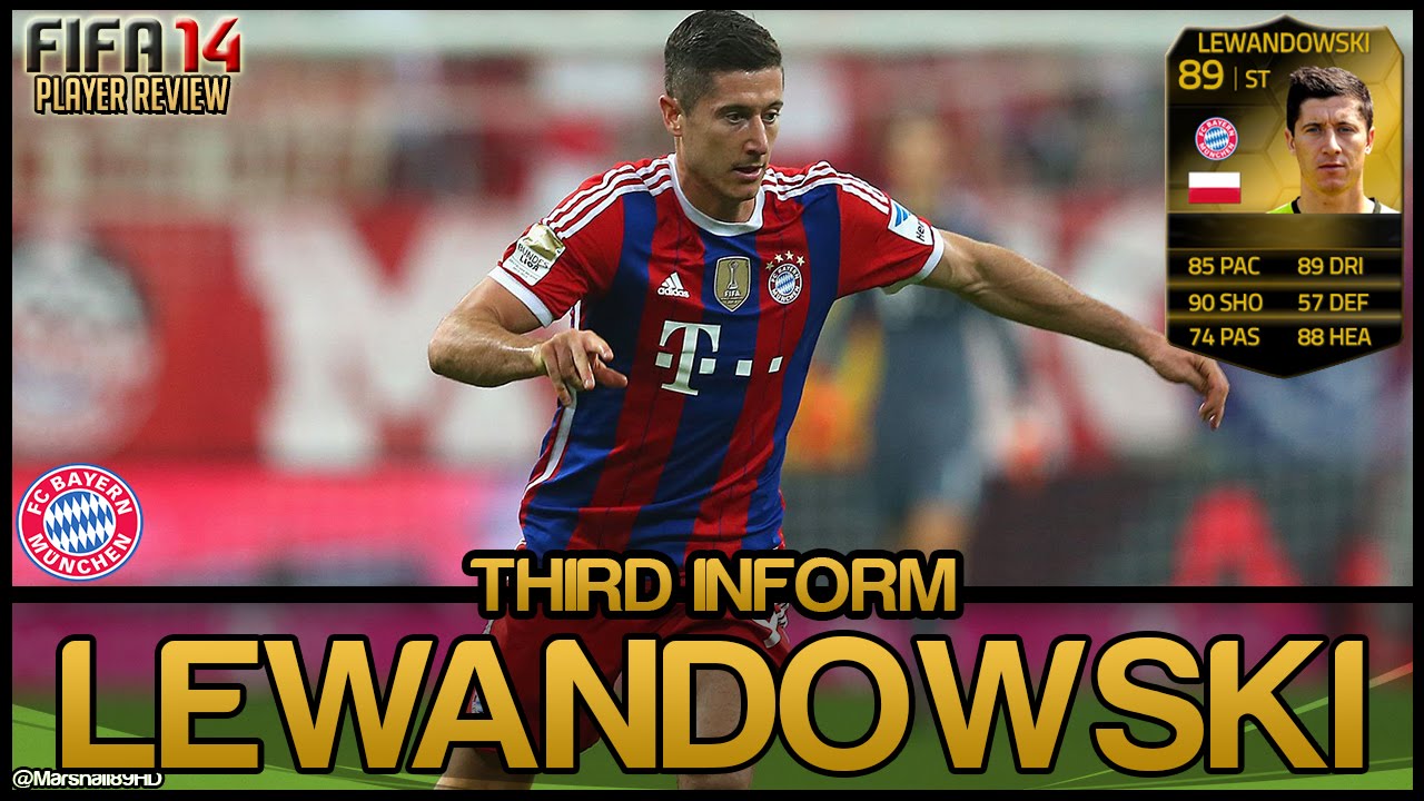 FIFA 14 UT - TIF Lewandowski || Inform TOTW Ultimate Team 89 Player ...