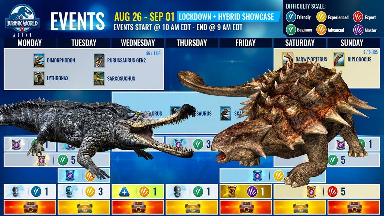 Finally! Some Ankylosaurus! Gryposuchus and Diplodocus Week! | Jurassic ...