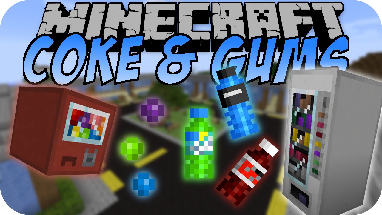 Minecraft COKE & GUMS MOD (Kaugummi, Cola, Fanta) [Deutsch] - YouTube