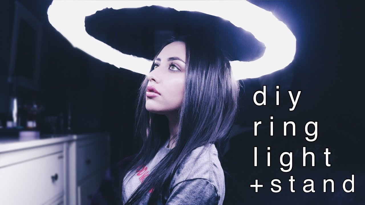 DIY DIVA RING LIGHT + STAND - YouTube