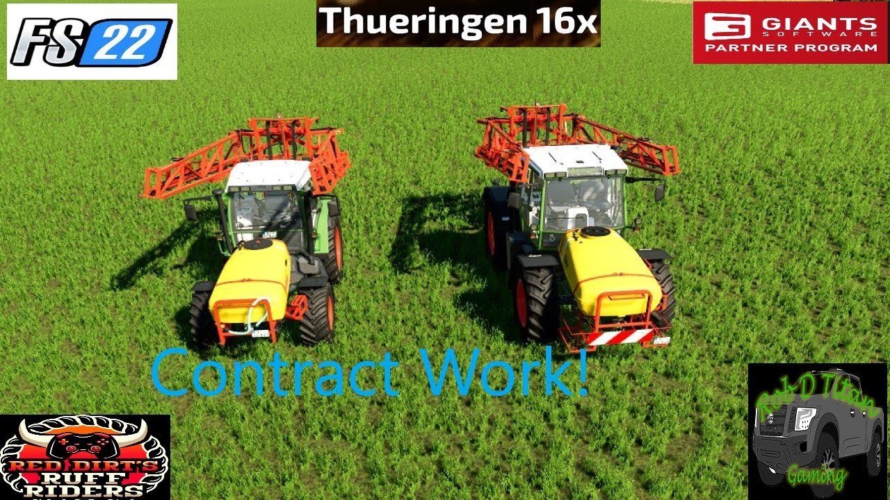 FS22 Thueringen 16x "Contract work!" #FarmingSimulator22 - YouTube